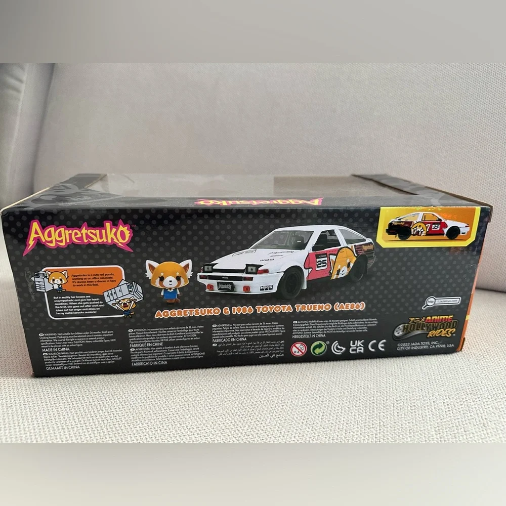 Aggretsuko | Toys | Aggretsuko 986 Toyoto Trueno Ae86 Nib Diecast ...